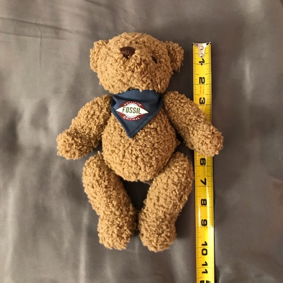 Fossil | Other | Fossil Original Authentic Gund Fuzzy Teddy Bear | Poshmark